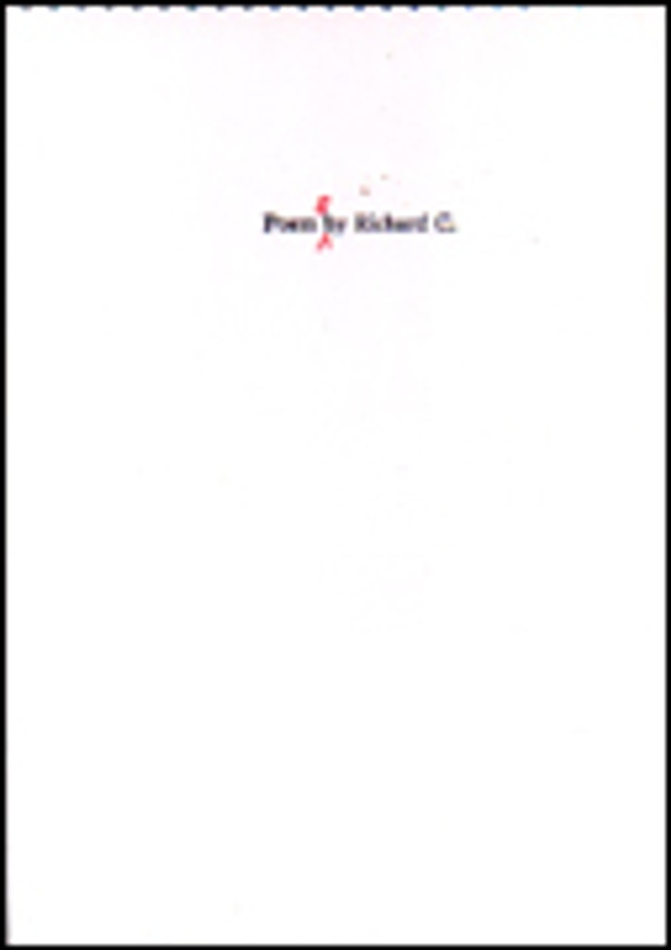 Richard Craven - Poems By Richard C. - Printed Matter