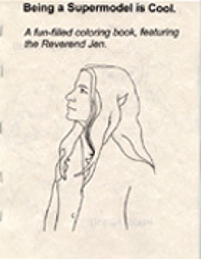 Reverend Jen - Being a Supermodel is Cool - Printed Matter