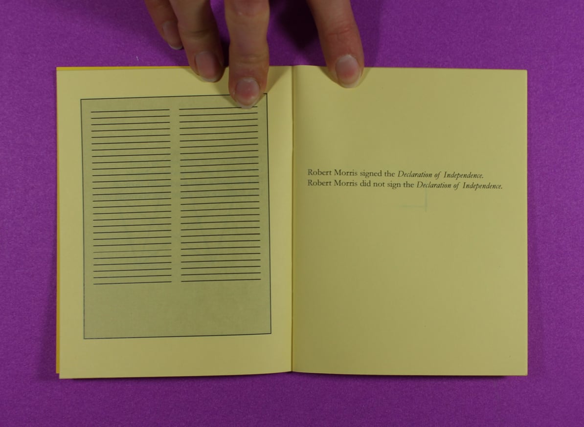 Joseph Bucciero - Two Poems for Robert Morris - Printed Matter