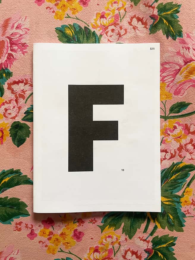F Magazine and Adam Marnie - F Magazine - Printed Matter