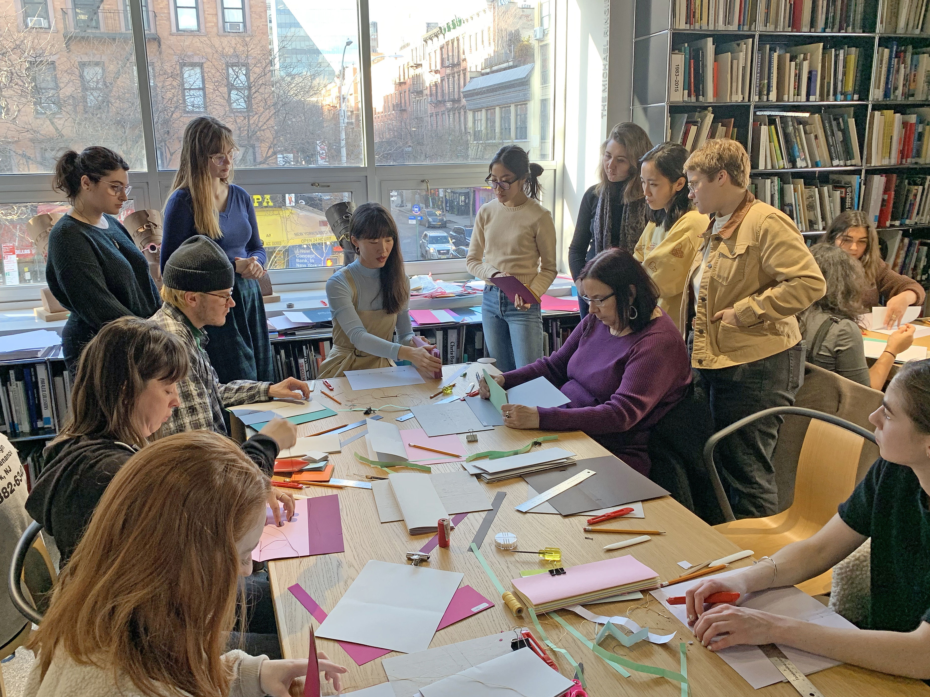 Bookbinding Workshop at Printed Matter / St Marks - Printed Matter