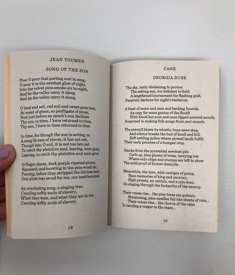 Jean Toomer - CANE - Printed Matter