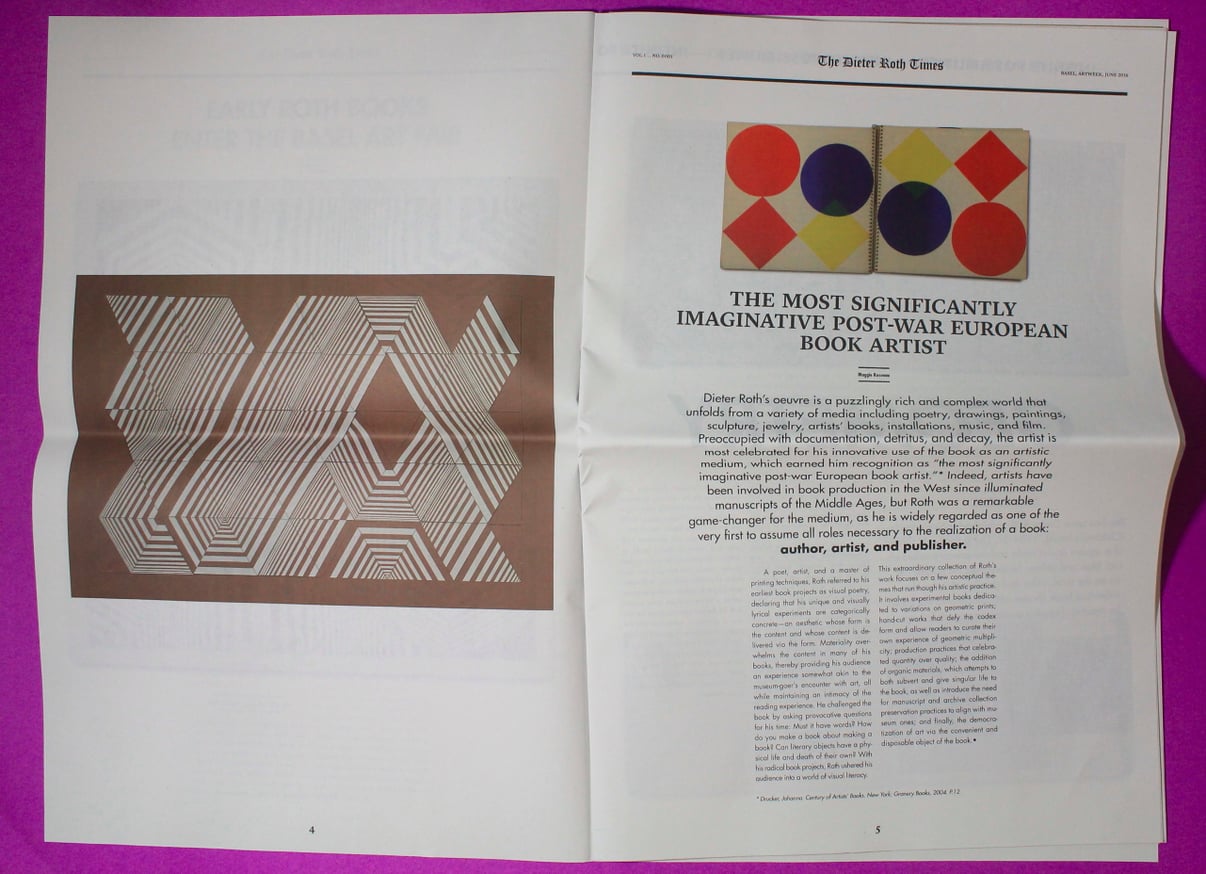 Dieter Roth Books : From Geometry to Decay - Printed Matter