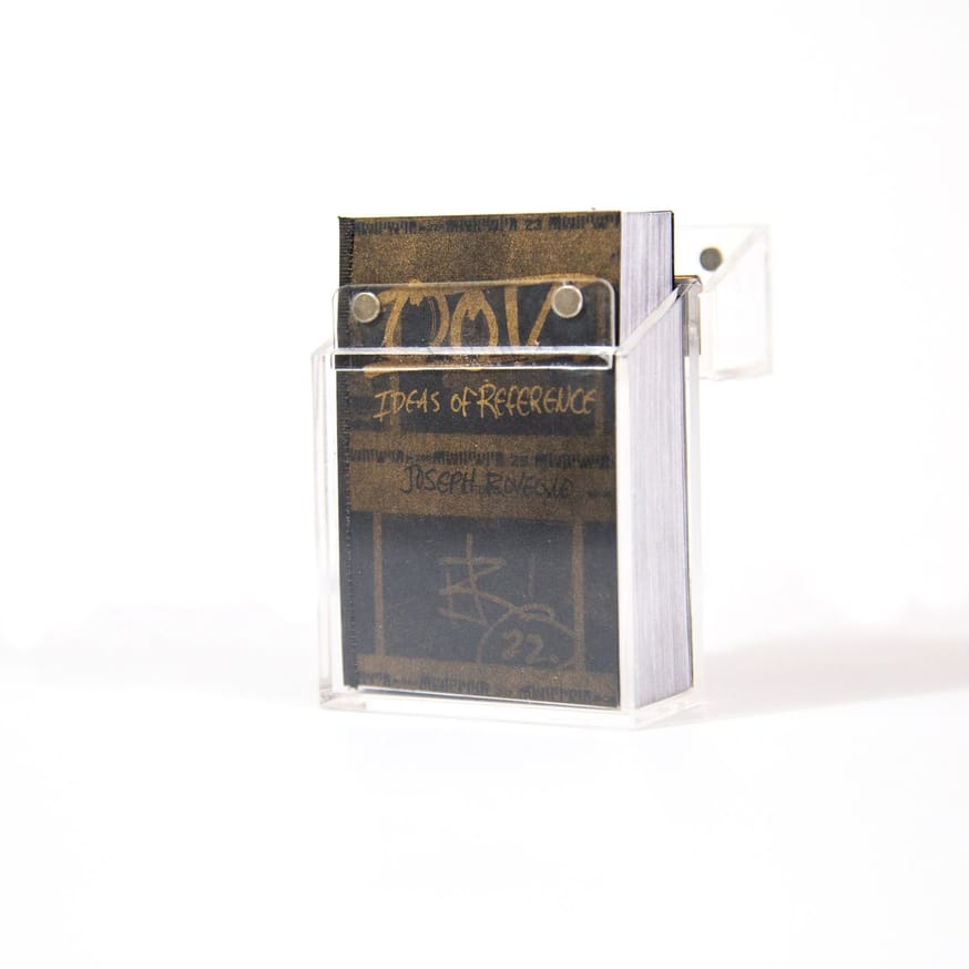 Joseph Rovegno - Ideas of Reference - Printed Matter