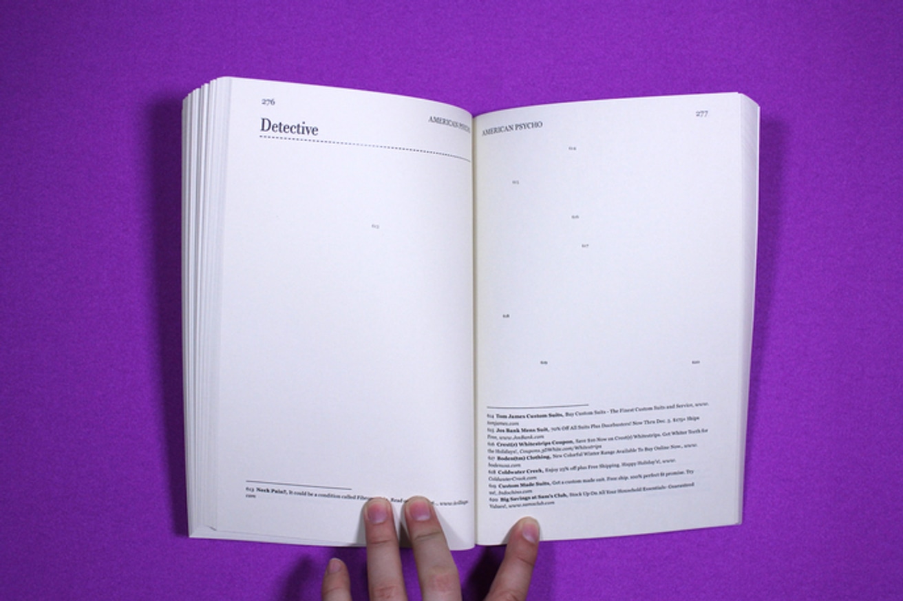 Jason Huff and Mimi Cabell - American Psycho - Printed Matter