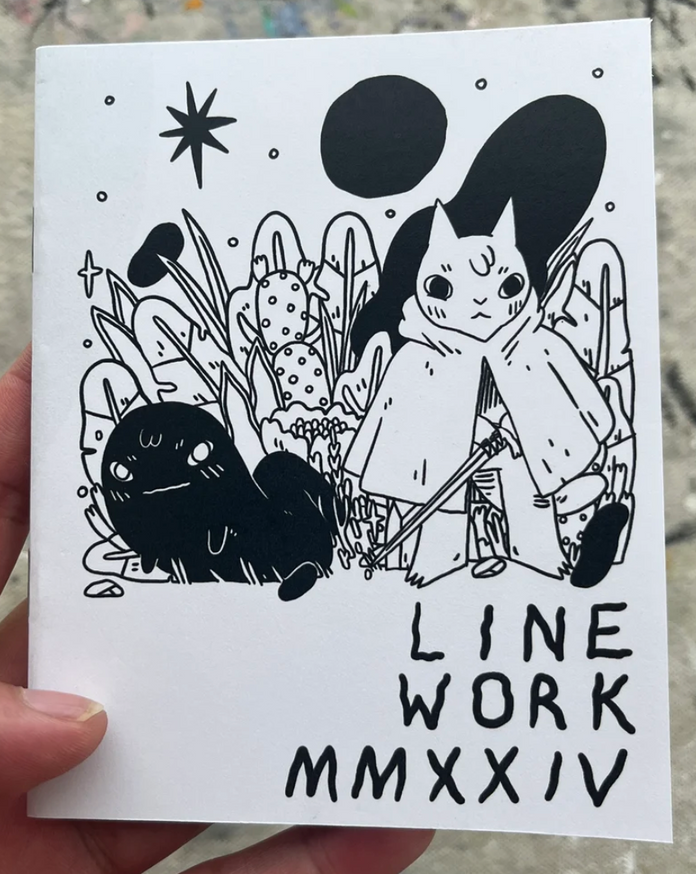 Deth P. Sun - Line Work MMXXIV - Printed Matter