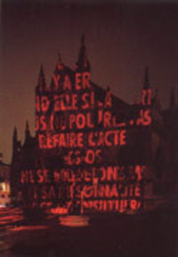 Jenny Holzer - Projections Xénon - Printed Matter