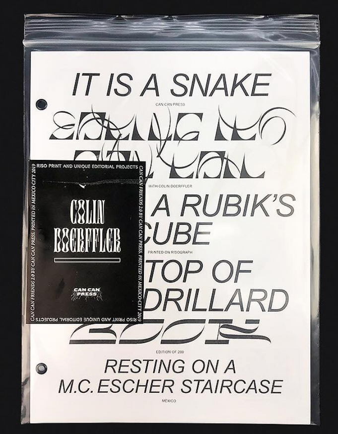 Colin Doerffler - A Snake Eating... - Printed Matter