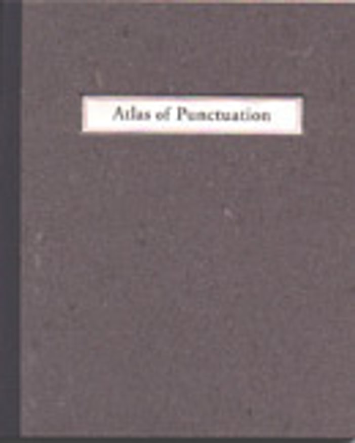 Heidi Neilson - Atlas of Punctuation - Printed Matter