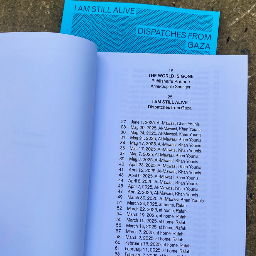 Mahmoud M Al-Shaer - I Am Still Alive - Printed Matter