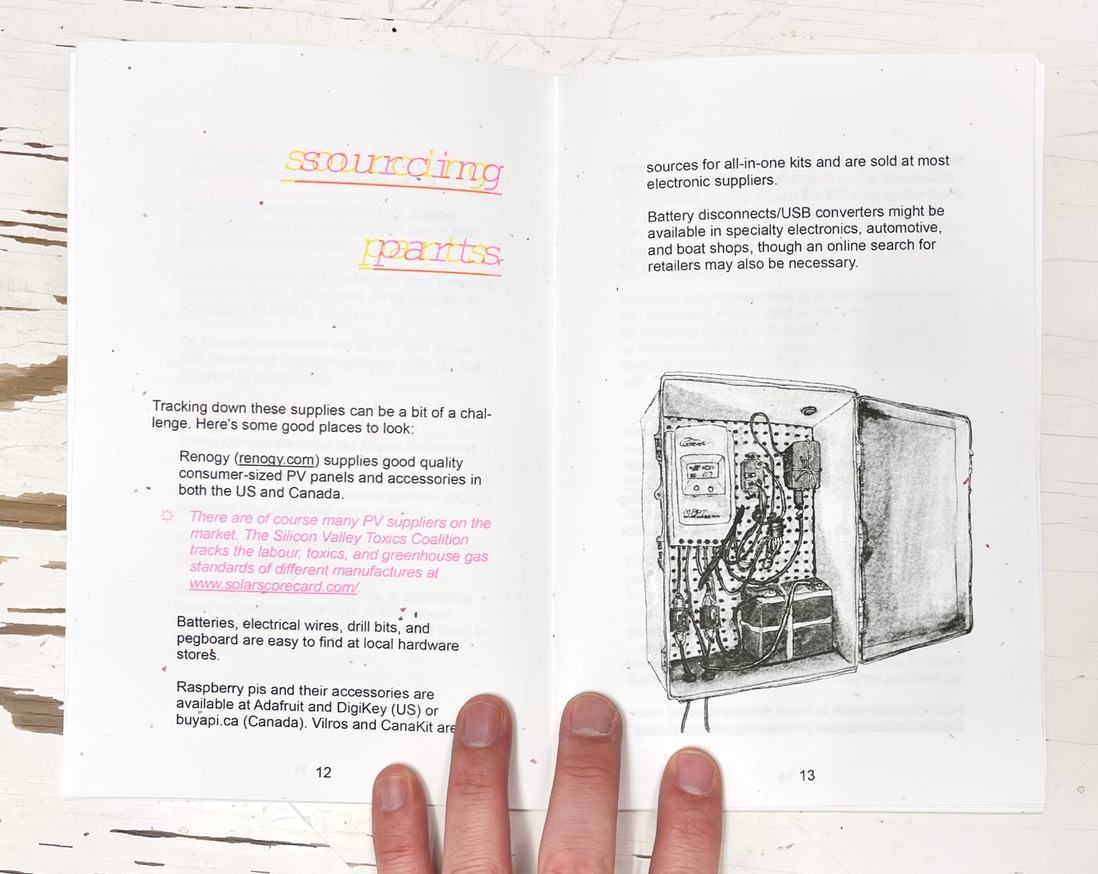 Anne Pasek and Benedetta Piantella - Solar-Powered Media - Printed Matter