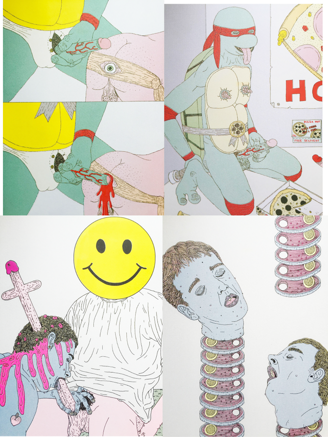 James Unsworth - James Unsworth Riso Prints [Set of 4] - Printed Matter