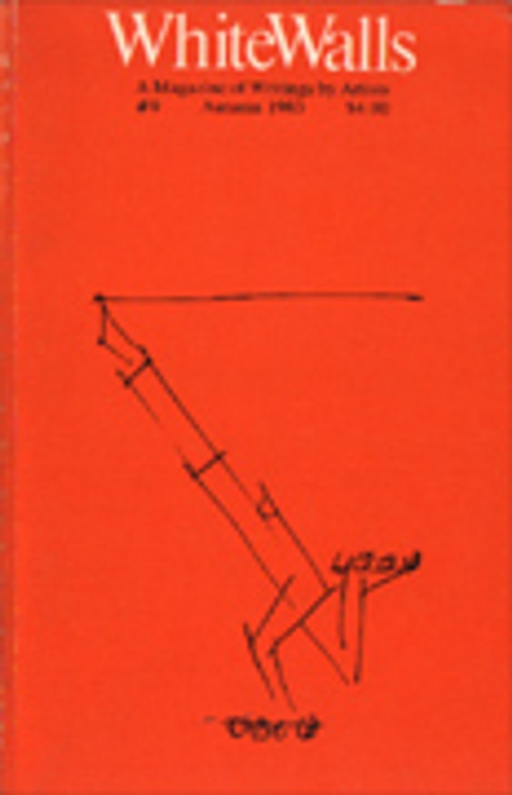 Buzz Spector and Whitewalls - WhiteWalls : A Magazine of Writings by ...