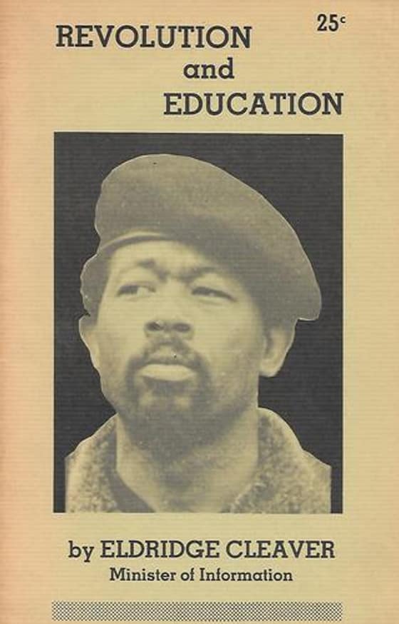 Eldridge Cleaver - Revolution and Education - Printed Matter