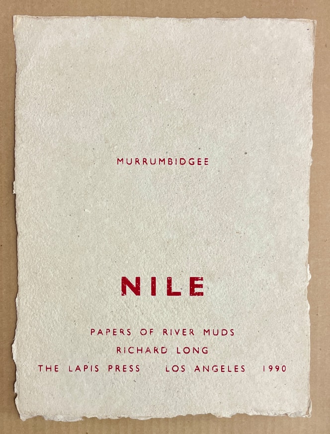 Richard Long - NILE, Papers of River Muds / Murrumbidgee [Print ...