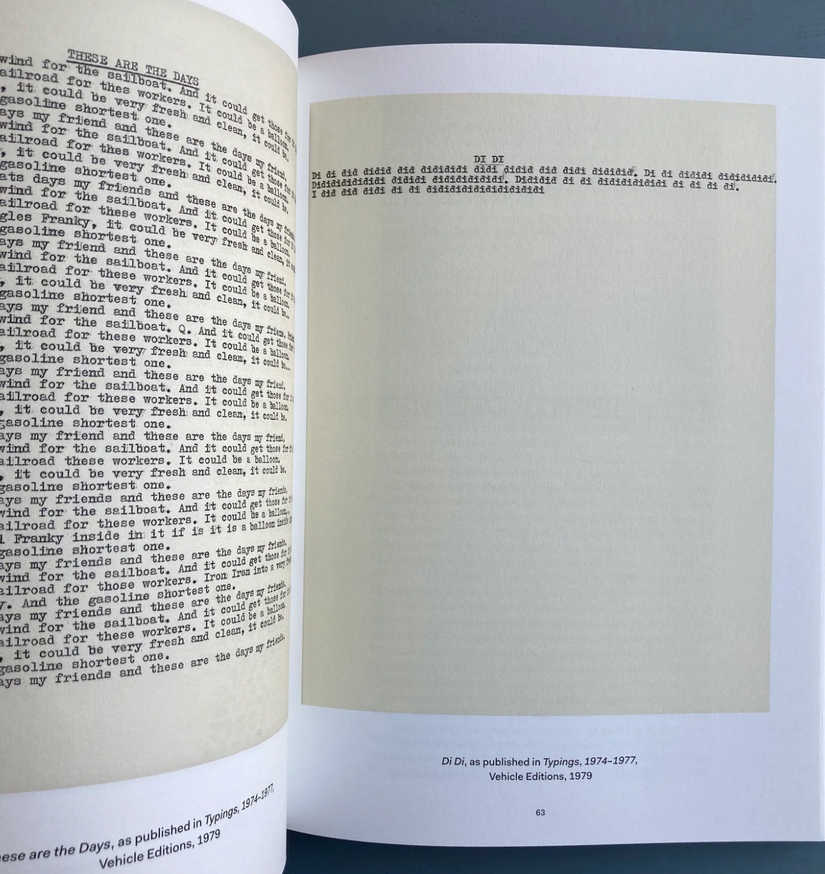 Christopher Knowles - in a word - Printed Matter