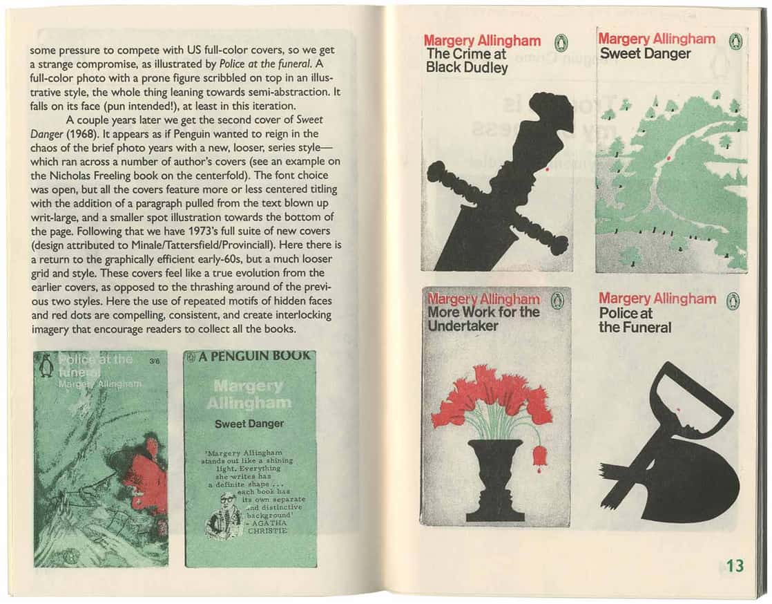 Josh MacPhee - The case of the green covers: Penguin Crime - Printed Matter