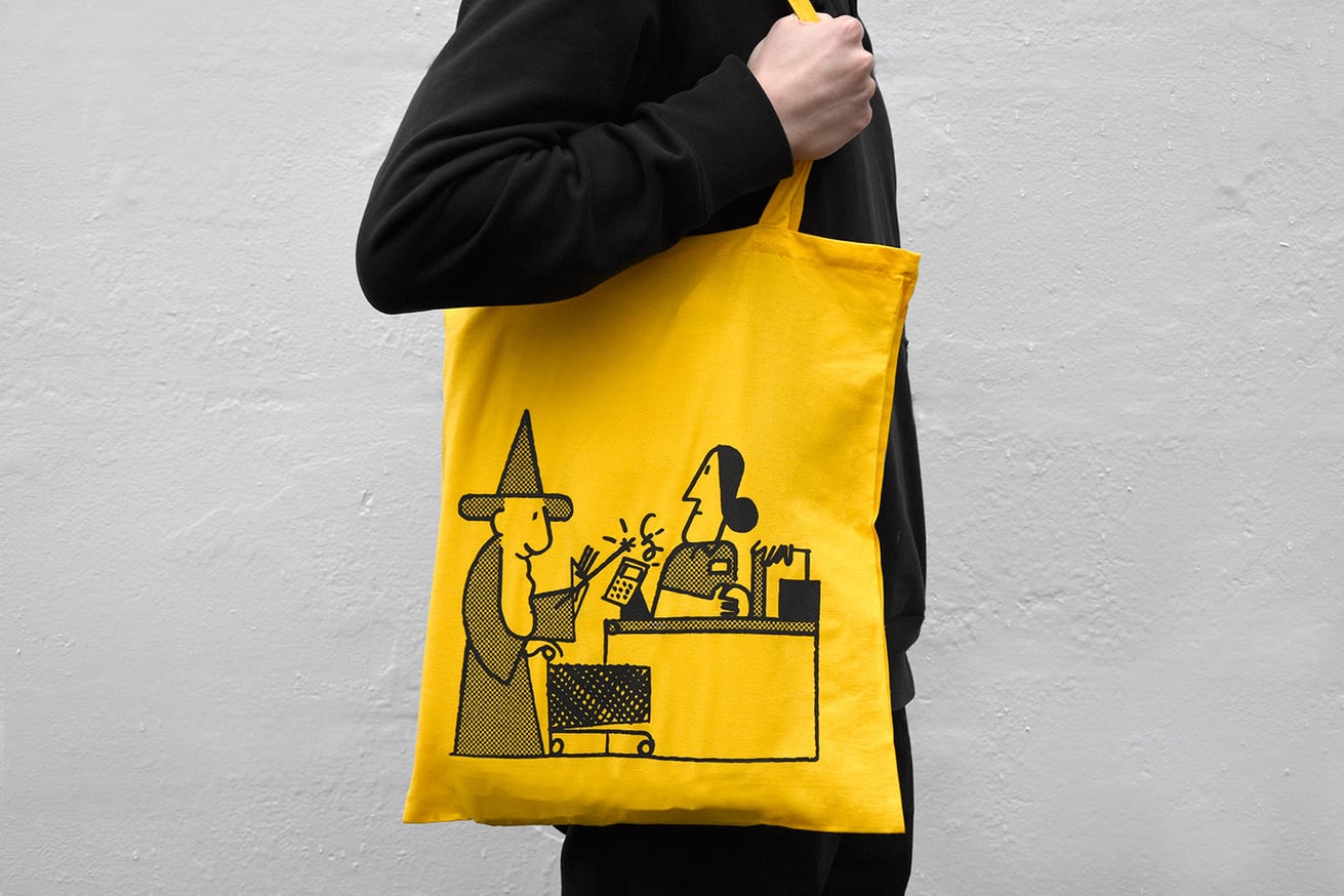 Colophon Foundry - Wizard Tote Bag - Printed Matter