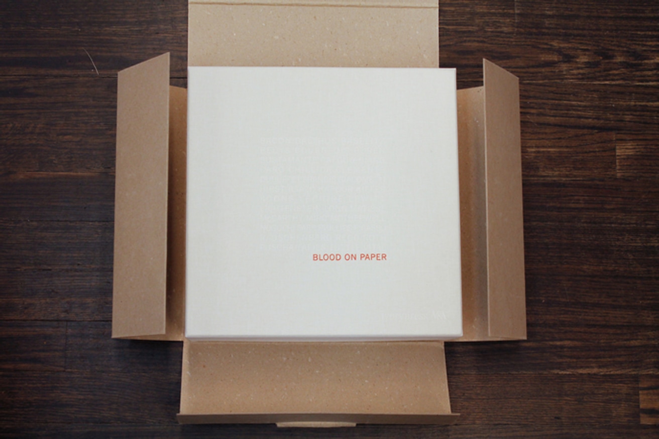 eds., Elena Foster and Rowan Watson - Blood On Paper - Printed Matter