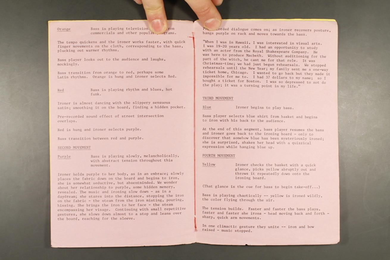 Sandra Binion - Suite for Bass and Ironing Bored - Printed Matter