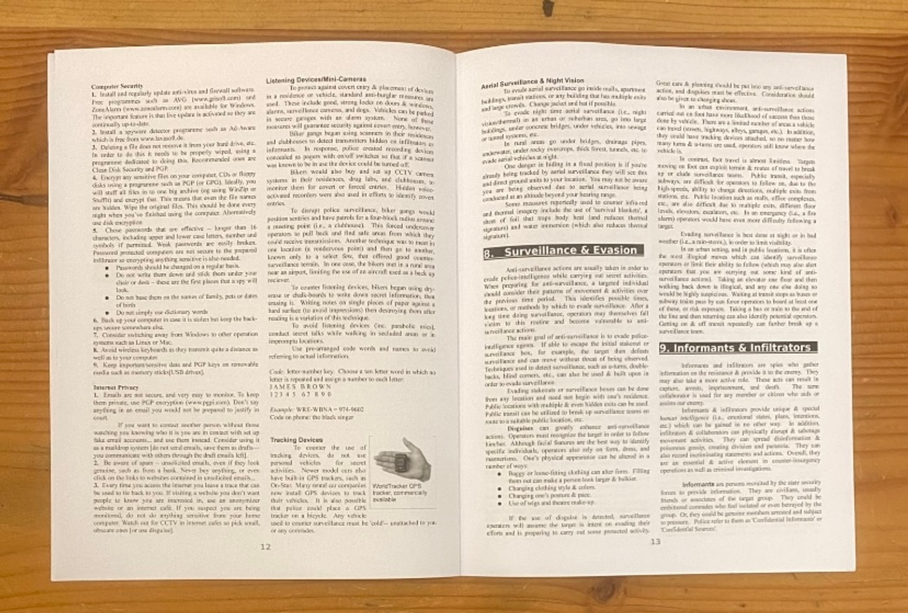 CrimethInc. - Security & Counter-Surveillance Manual - Printed Matter