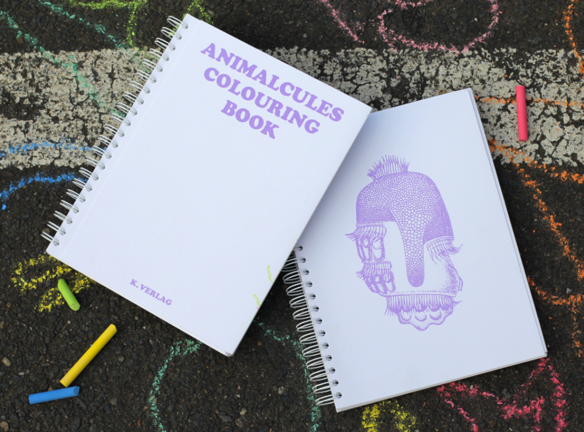 Robin Watkins and Nina Canell - Animalcules Coloring Book - Printed Matter