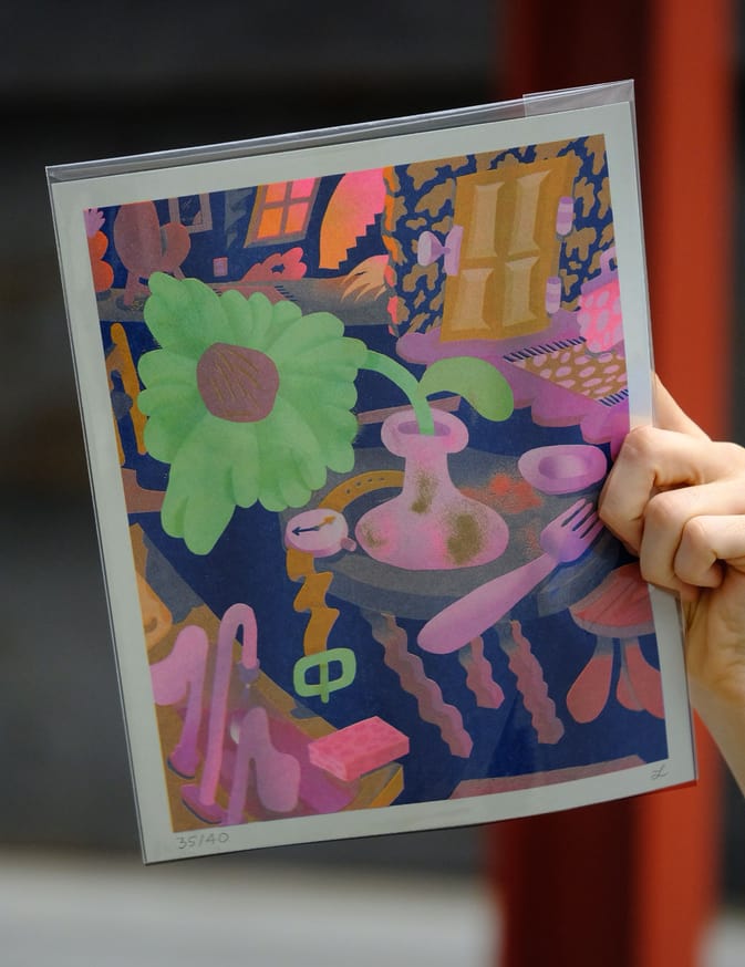 Logan Fitzpatrick - Flower Print - Printed Matter